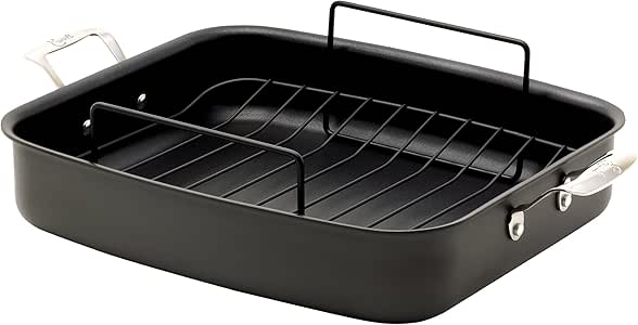 Amazon.com: Emeril by All-Clad E9199764 Hard Anodized Nonstick Roaster ...