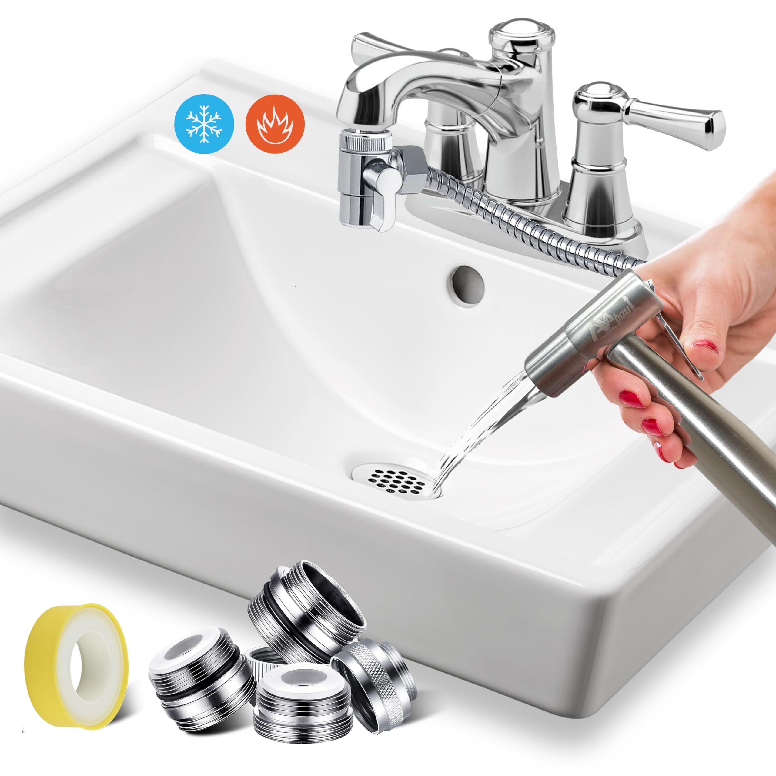 Mua AVAbay® Sink Faucet Handheld Bidet Sprayer for Toilet I Bidet ...