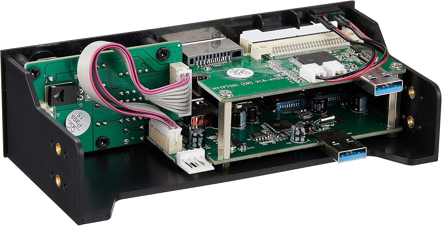 SilverStone SST-FP59B – 5.25 Inch alu. Front Panel Multifunctional ...