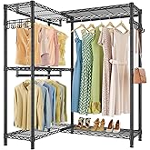 Amazon.com: VIPEK L8i Basic Heavy Duty Garment Rack L-Shaped Wardrobe ...