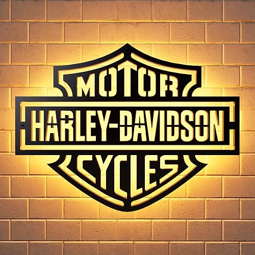 Harley Davidson Garage Wall Harley Davidson Garage Shop Glow In The