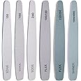 Amazon.com : Nail File and Buffer Set, 6 Pcs Professional Nail File Kit ...