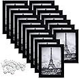 Amazon.com: upsimples 8x10 Picture Frame Set of 10,Display Pictures 5x7 ...