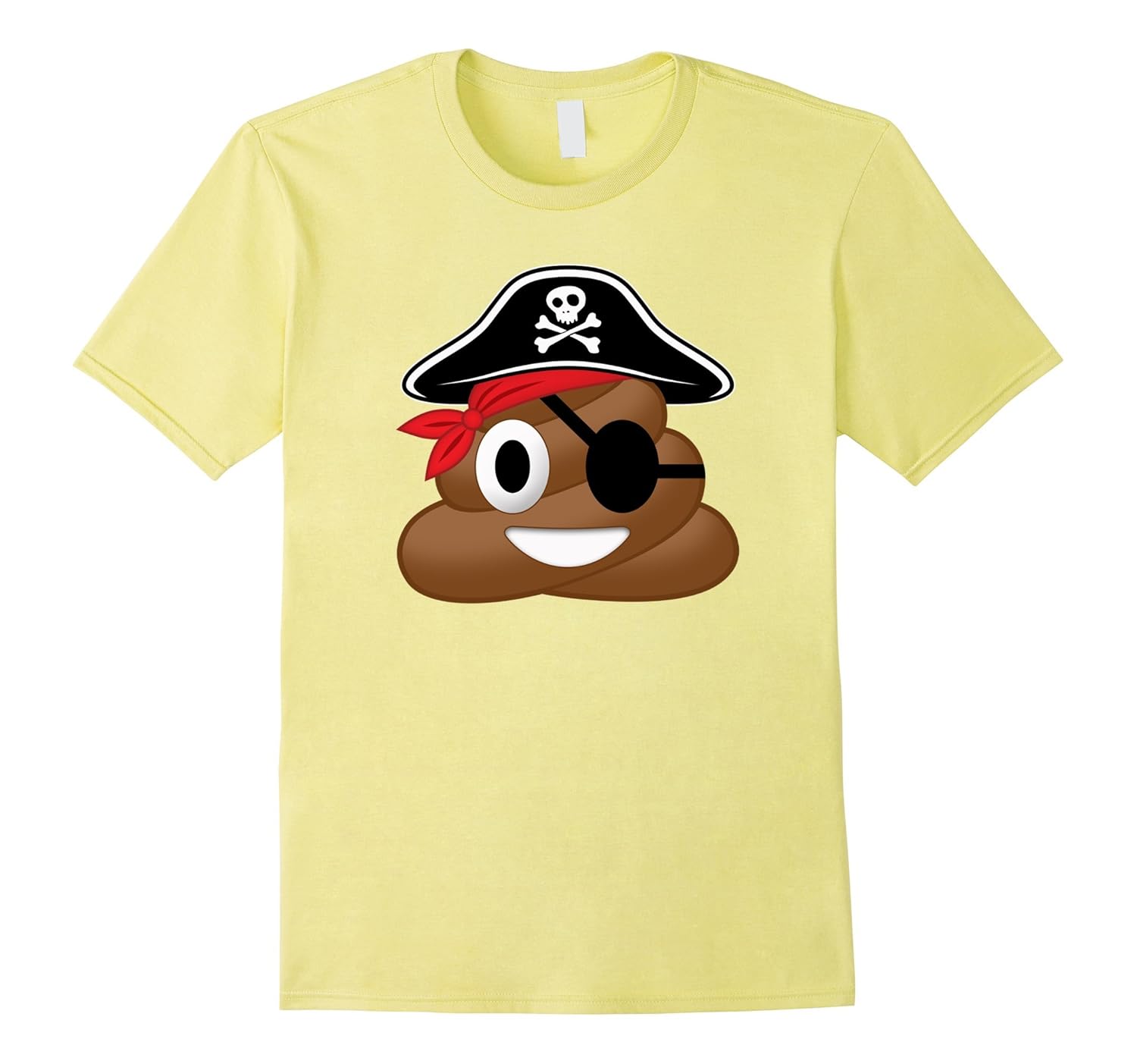 Pirate Poop Emoji Funny Halloween T-Shirt-Art – Artvinatee