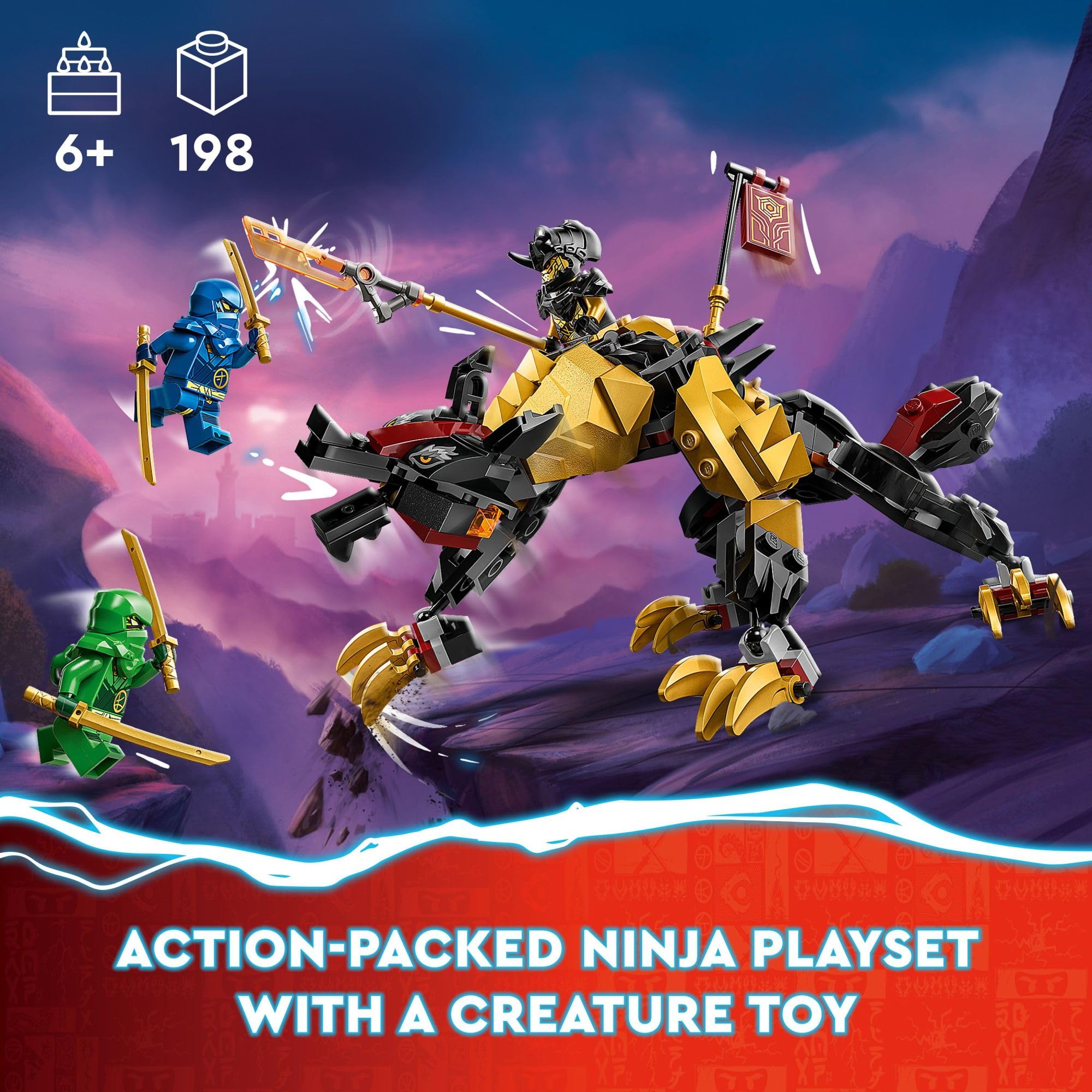 Mua LEGO NINJAGO Imperium Dragon Hunter Hound 71790 Building Set ...