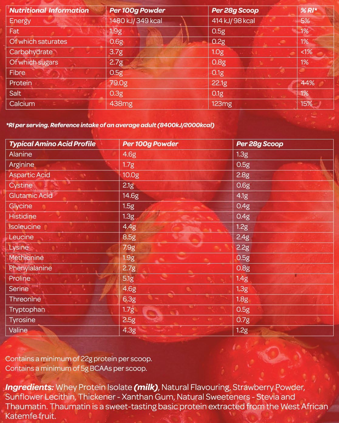 Vegetarian Protein Powder by Nutristrength | Whey Protein Isolate with ...