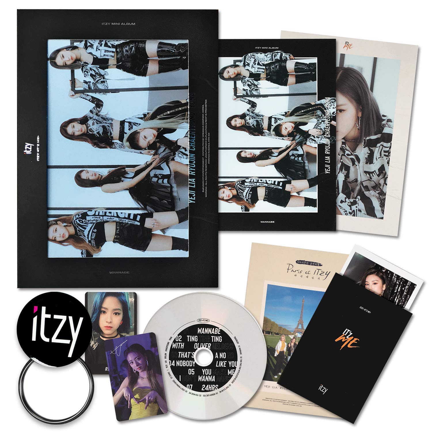 ITZY Album - IT'Z ME CD + Photobook + Cover Postcard + Photocards ...