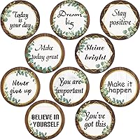 Amazon.com: 50pcs Positive Sayings Accents Eucalyptus Motivational ...