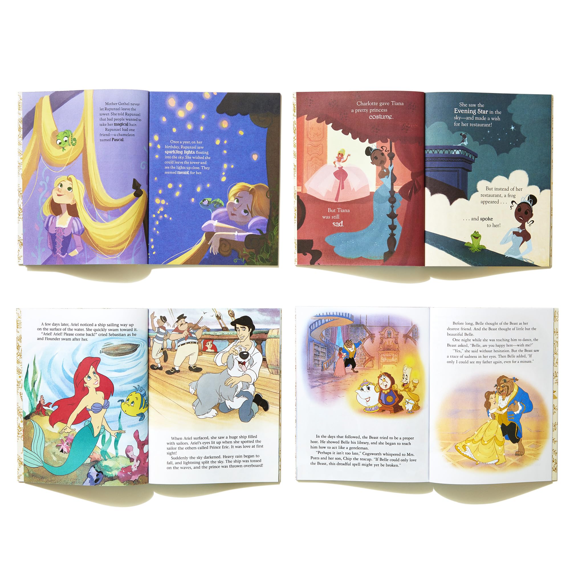 Mua Disney Princess Little Golden Book Library -- 6 Little Golden Books ...