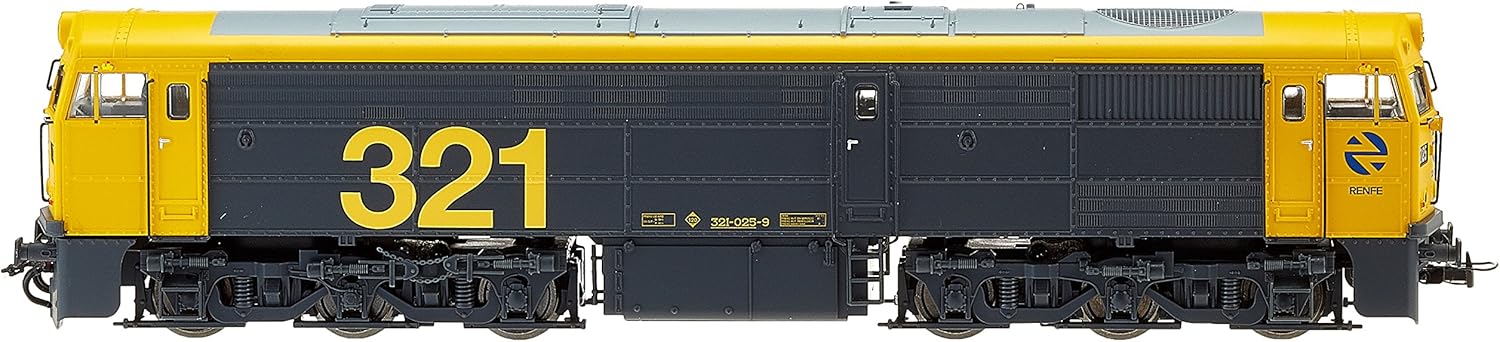 Electrotren E3119D Diesel Locomotive 321.025 Yellow/Grey DC Digital ...