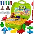 Amazon.com: ToyVelt Clay Sets for Kids Ages 2-4 - Dinosaur Play Dough ...