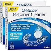 Amazon.com : OrVance Retainer Cleaner Tablets (3 Month Supply) | Only 2 ...