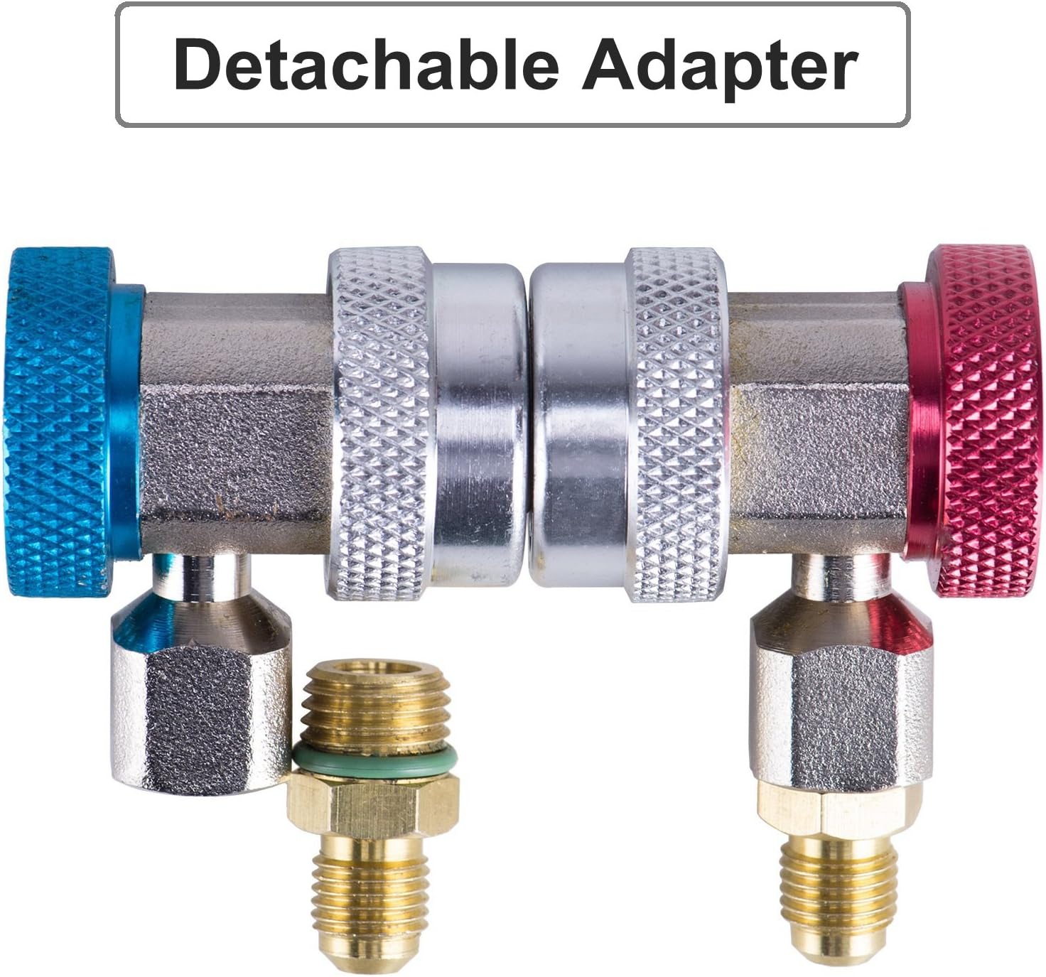 Orion Motor Tech Adjustable R134A Adapter Fittings Quick Coupler High ...