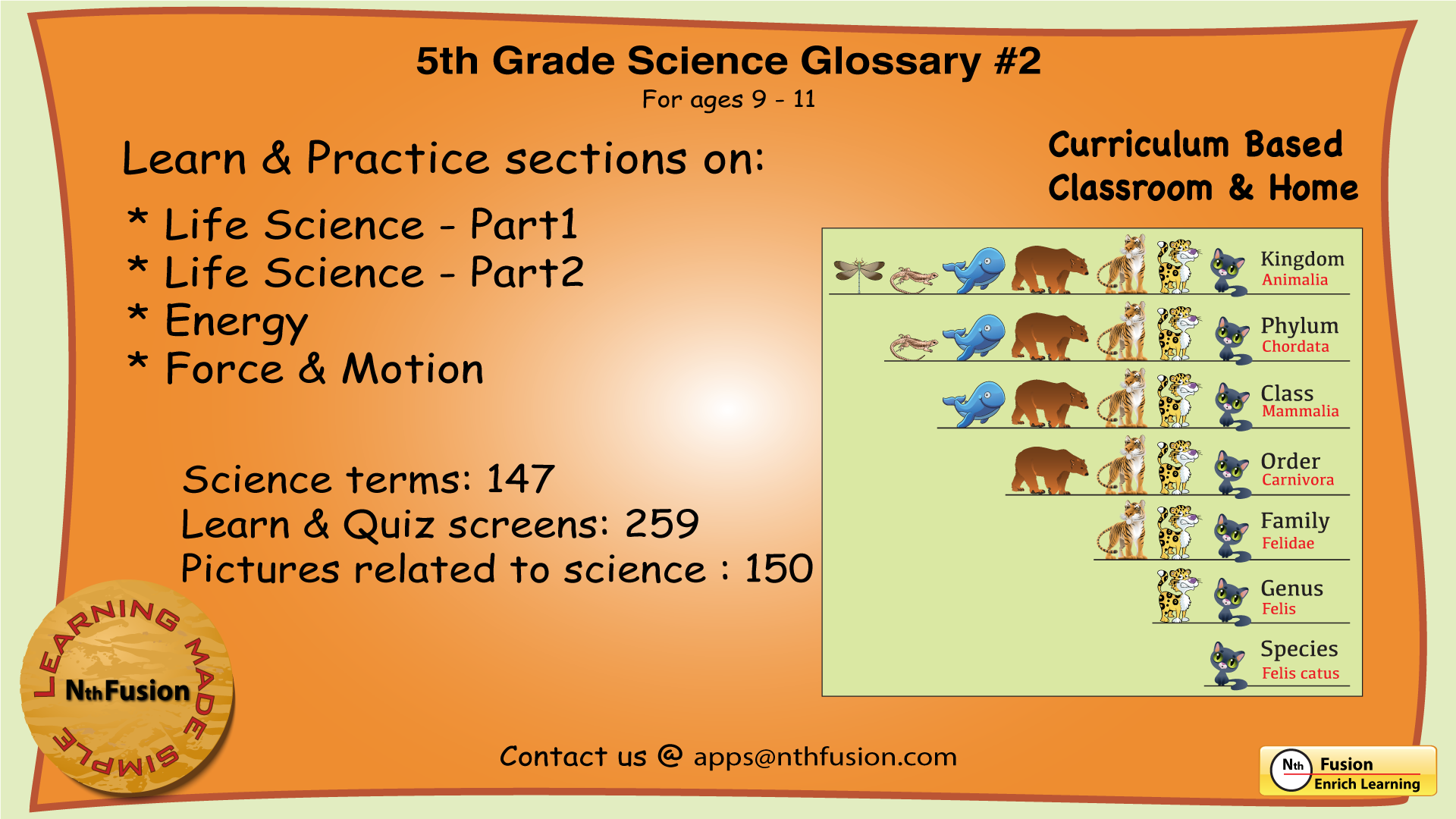 5th Grade Science Glossary # 2 : Learn and Practice Worksheets for home ...