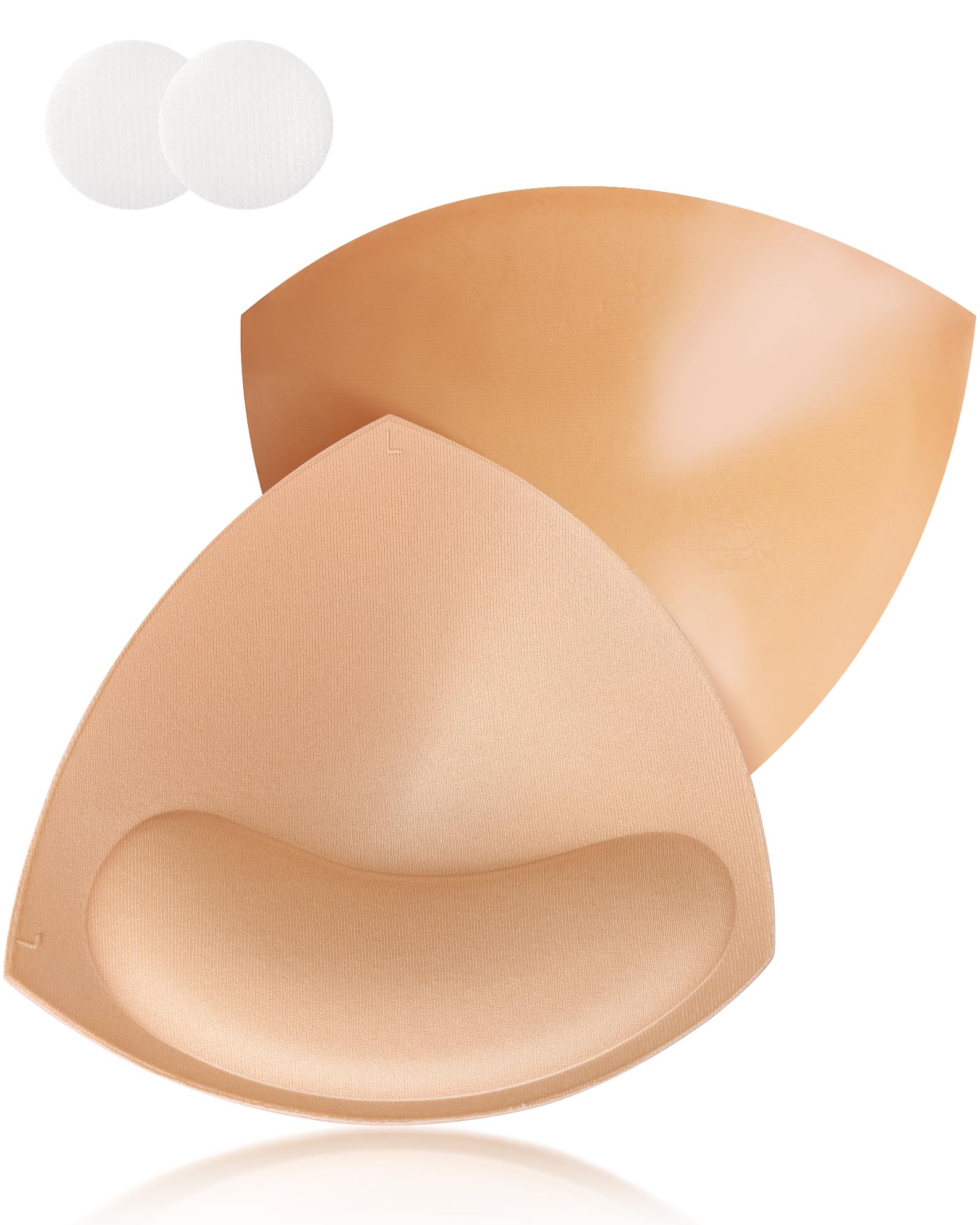 Niidor Thick Sticky Bra Inserts with Bottom Padding, Push-Up and Lift ...