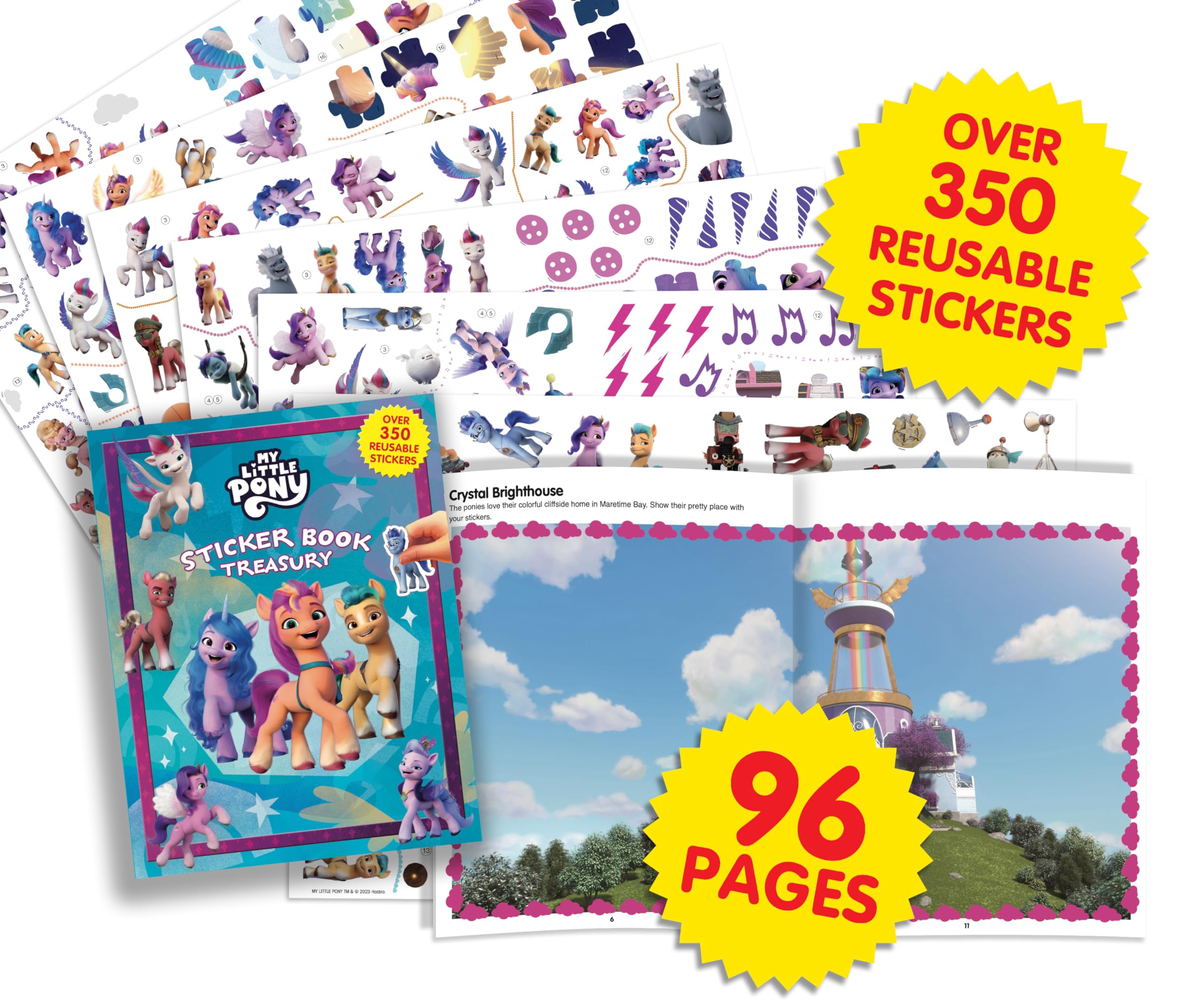 Mua My Little Pony Sticker Book Treasury - Activity Books for kids, 350 ...