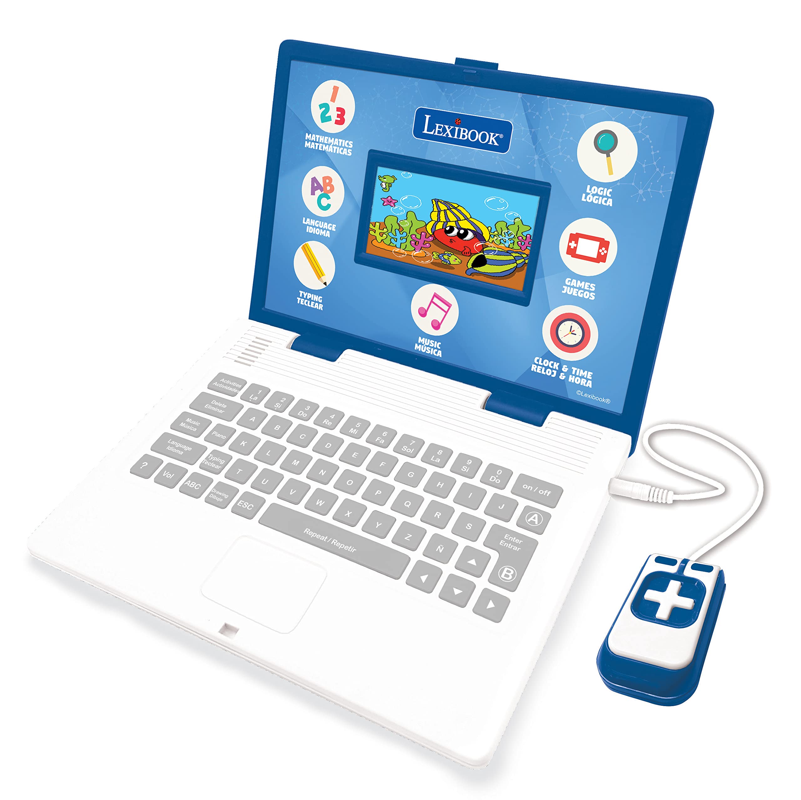 LEXIBOOK - Educational and Bilingual Laptop Spanish/English - Toy for ...