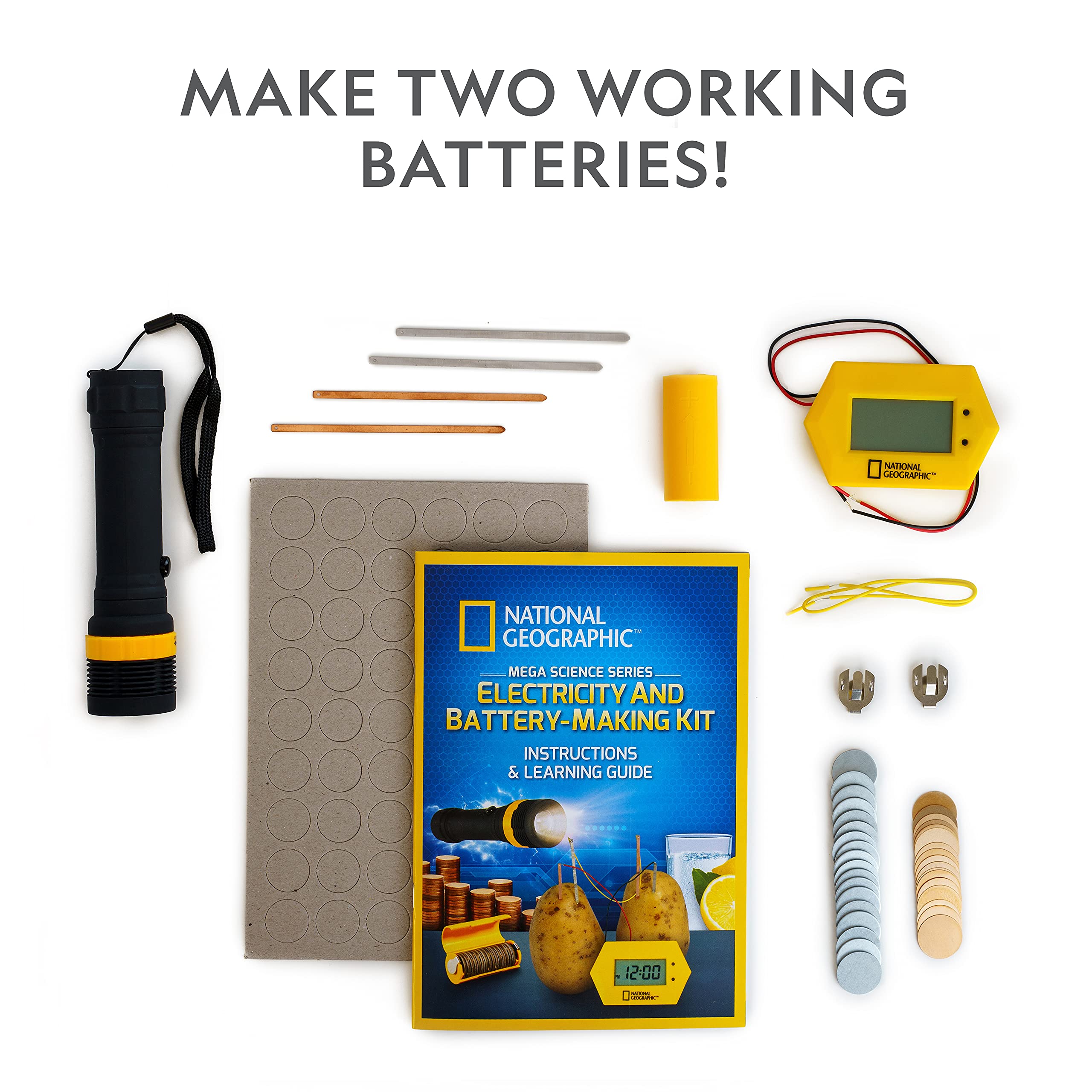 Mua National Geographic Battery Making Kit - Potato Clock and Penny ...