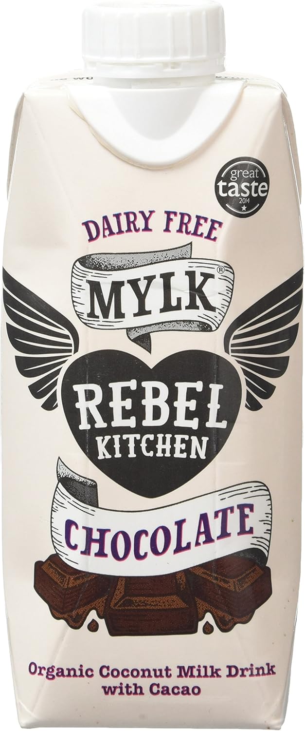 Rebel Kitchen Dairy Free Organic Chocolate Mylk 330ml (Pack of 12 ...