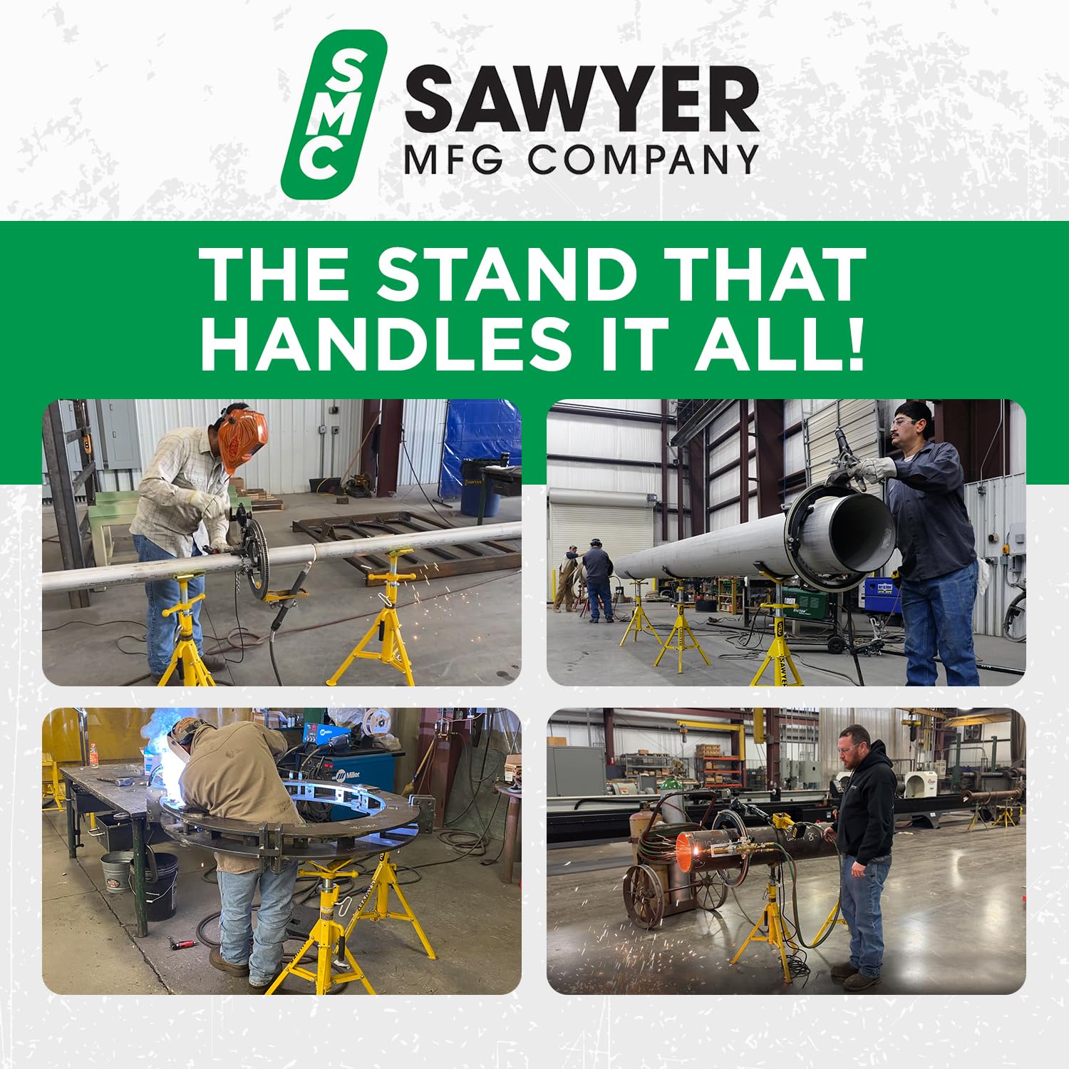 Mua Sawyer Mfg Company Folding V Head Pipe Stand - Heavy Duty Steel ...