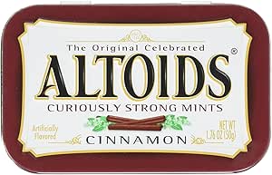 Amazon.com: Altoids Curiously Strong Mints, Cinnamon, 1.76oz Per Tin, 6 ...
