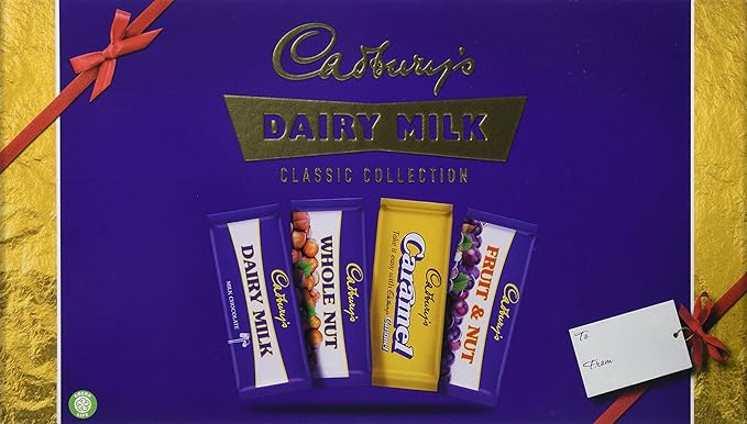 Cadbury Dairy Milk Retro Selection Box, 460 g, 1 Pack of 4 Bars: Amazon ...