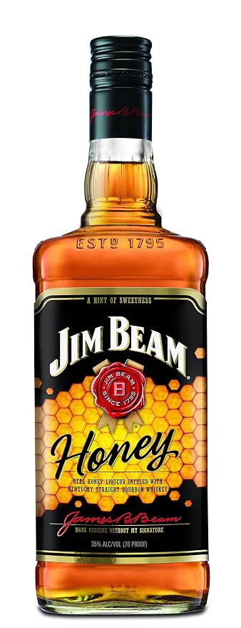 Jim Beam Honey Bourbon Whisky con Miel, 35% - 700 ml: Amazon.es ...