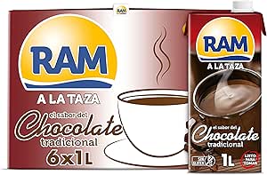 RAM Chocolate Líquido a la Taza - 6 x 1 L - Total: 6 L: Amazon.es ...