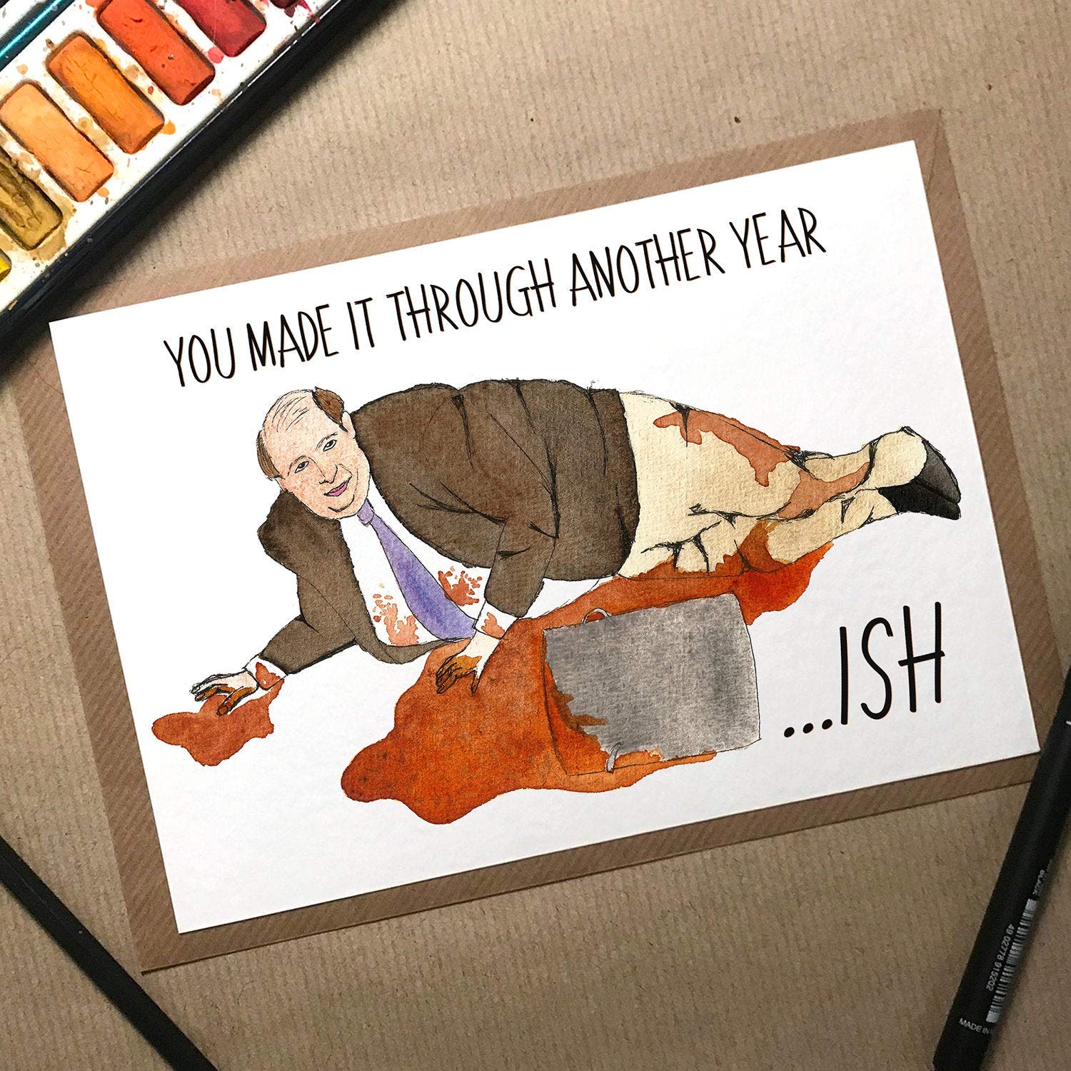 Buy The Office Birthday Card Kevin The Office Birthday Card Kevin 
