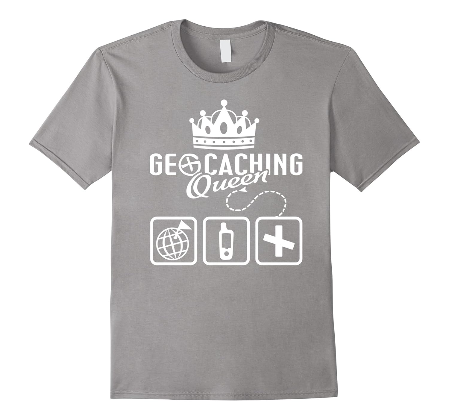Geocaching Queen – Funny Geocaching Shirt-4LVS – 4loveshirt