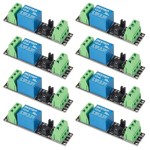 AITRIP 8 Pack 3V 1 Channel Relay Power Switch Module with Optocoupler ...