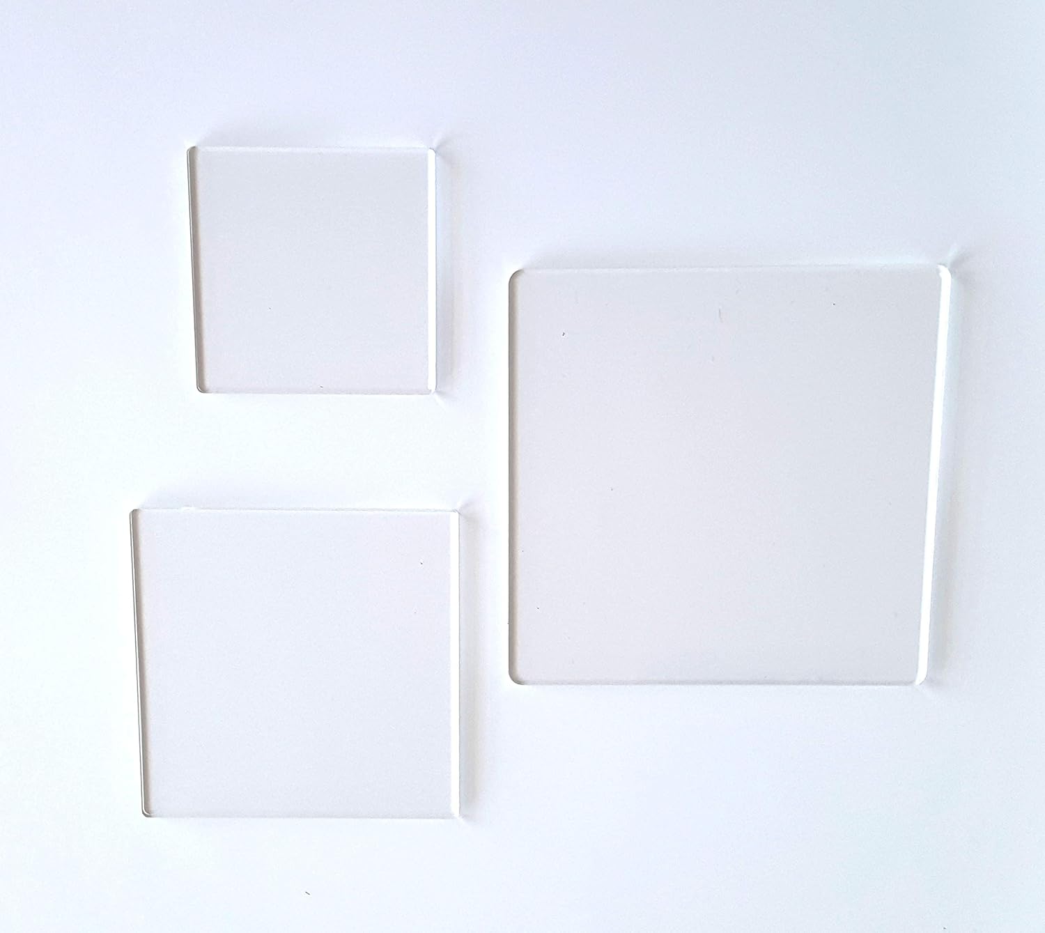 Amazon.com: 25 Acrylic Square Clear (Select Size) (2.0"): Arts, Crafts ...