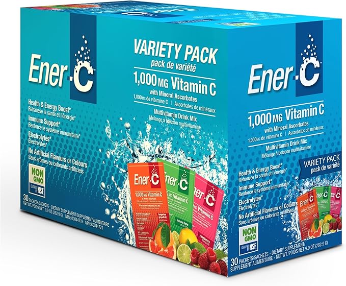 Ener-C - Vitamin C Immune Support, 1000mg Vitamin C Effervescent ...