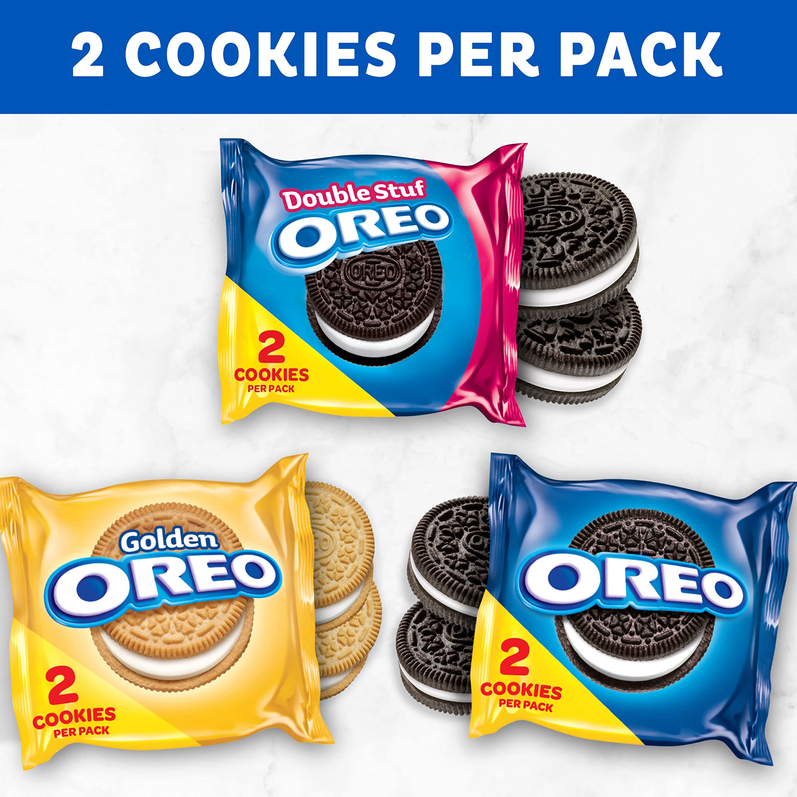 Mua OREO Cookies Variety Pack with Original, Golden, Double Stuf ...