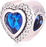 Amazon.com: Pandora Shape of Love Fuchsia Charm with Crystal 796563NFR ...