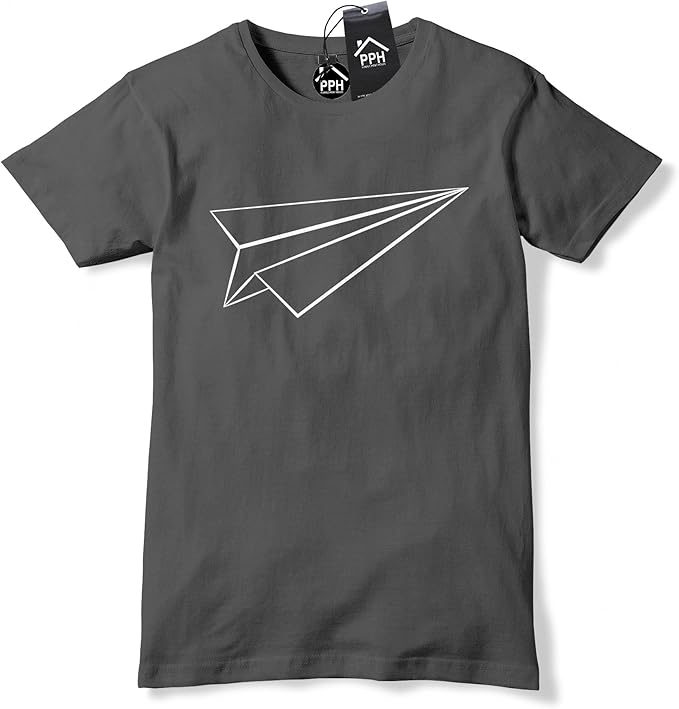 Paper Airplane T Shirt: Amazon.co.uk: Clothing
