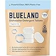 BLUELAND Plastic-Free Dishwasher Detergent Tablets, 120 Count ...
