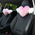 Amazon.com: 2 Pack Heart Shaped Cute Car Headrest Pillow with Angel ...