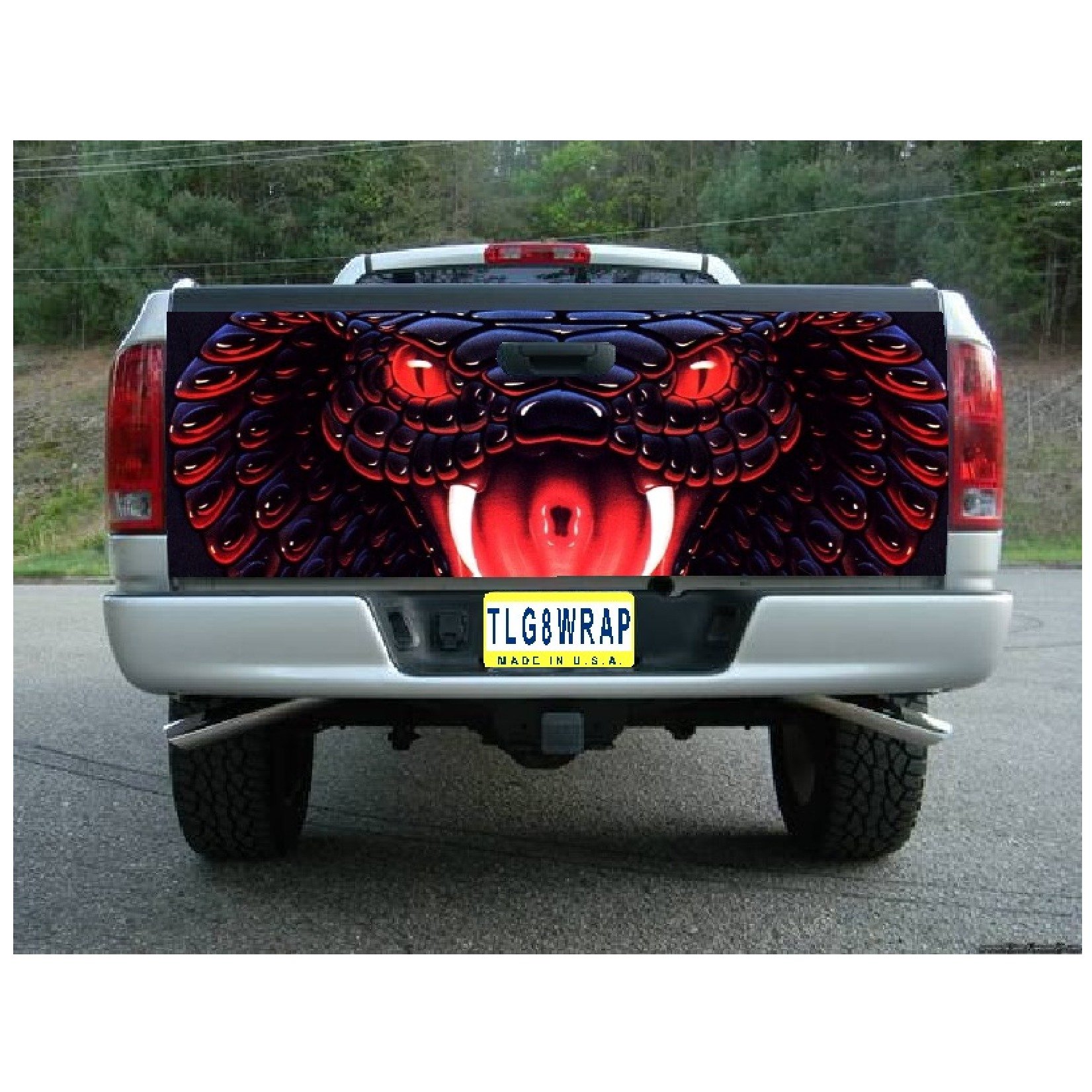 Tailgate Wrap T28 King Cobra Snake Vinyl Graphic Decal Sticker F150 ...