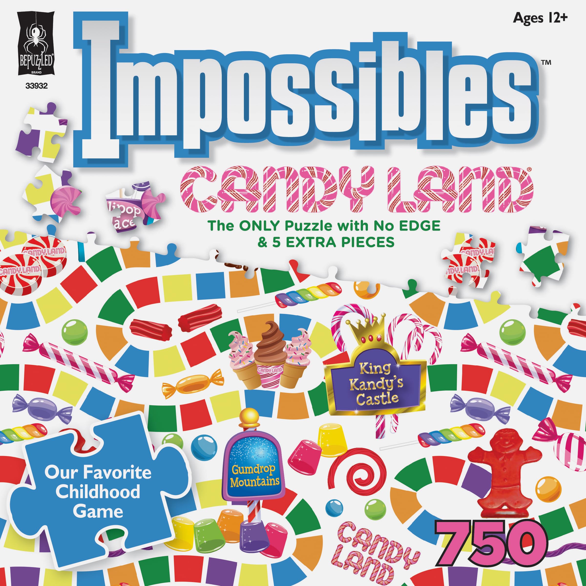 Mua BePuzzled, Hasbro Candyland Game Impossibles Puzzle, Based on The ...