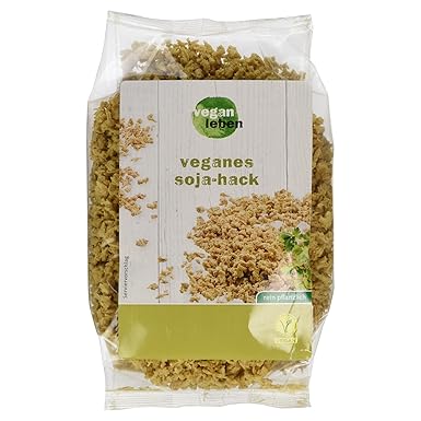 vegan leben Veganes Soja-Hack, 150 g: Amazon.de: Lebensmittel & Getränke