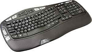 Amazon.com: Logitech K350 Keyboard - Wireless Connectivity - RF - Black ...