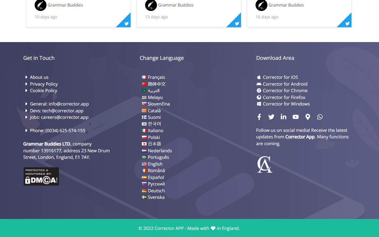 Corrector App - Spell Check, Grammar Checker and Punctuation Checker ...