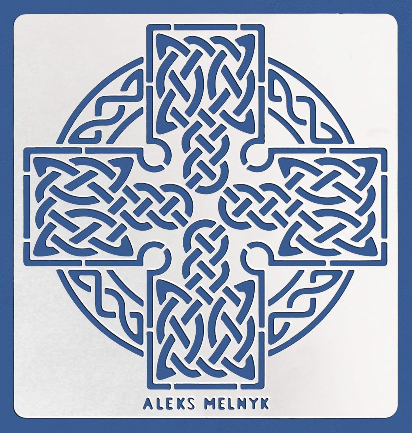 Amazon.com: Aleks Melnyk #38.1 Metal Journal Stencil/Celtic Knot, Cross ...