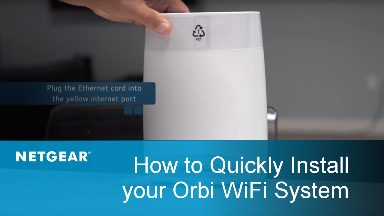 Watch How To Install the Orbi WiFi System | NETGEAR on Amazon Live