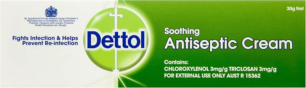 Dettol Soothing Antiseptic Cream with Almond Oil 30g: Amazon.com.au ...