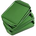 Amazon.com | Aebeky Plastic Fast Food Tray,16.7 by 11.8-Inch,Set of 12 ...