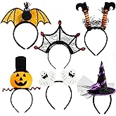 Amazon.com: Winlyn 24 Sets Halloween Headbands Craft Kits DIY Crown Art ...
