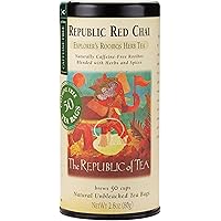 Amazon.com: The Republic Of Tea Republic Red Chai Red Rooibos Herbal ...