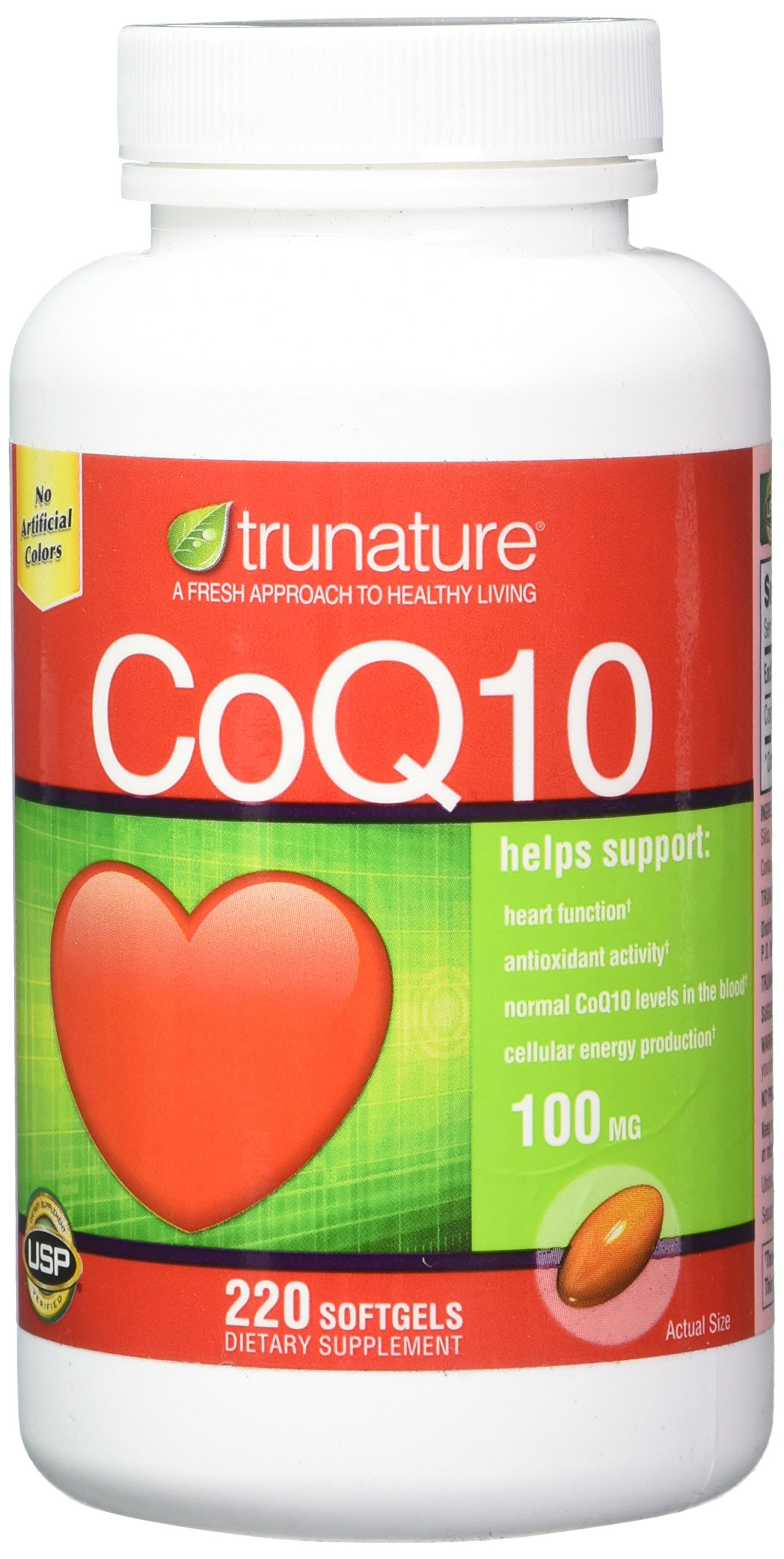 Amazon.com: TruNature Coenzyme CoQ10 100 mg -Multi 2 Packk ( 220 ...